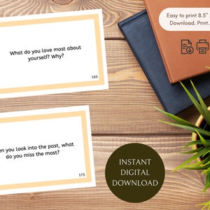 Couples Conversation Cards | 500 Therapy Questions (digital Download ...