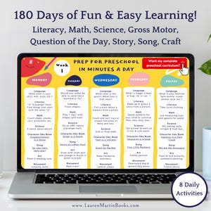 Preschool Curriculum | Complete 180 Day Play-based Early Learn ...