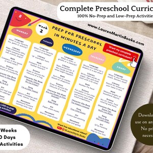 Preschool Curriculum | Complete 180 Day Play-based Early Learn ...