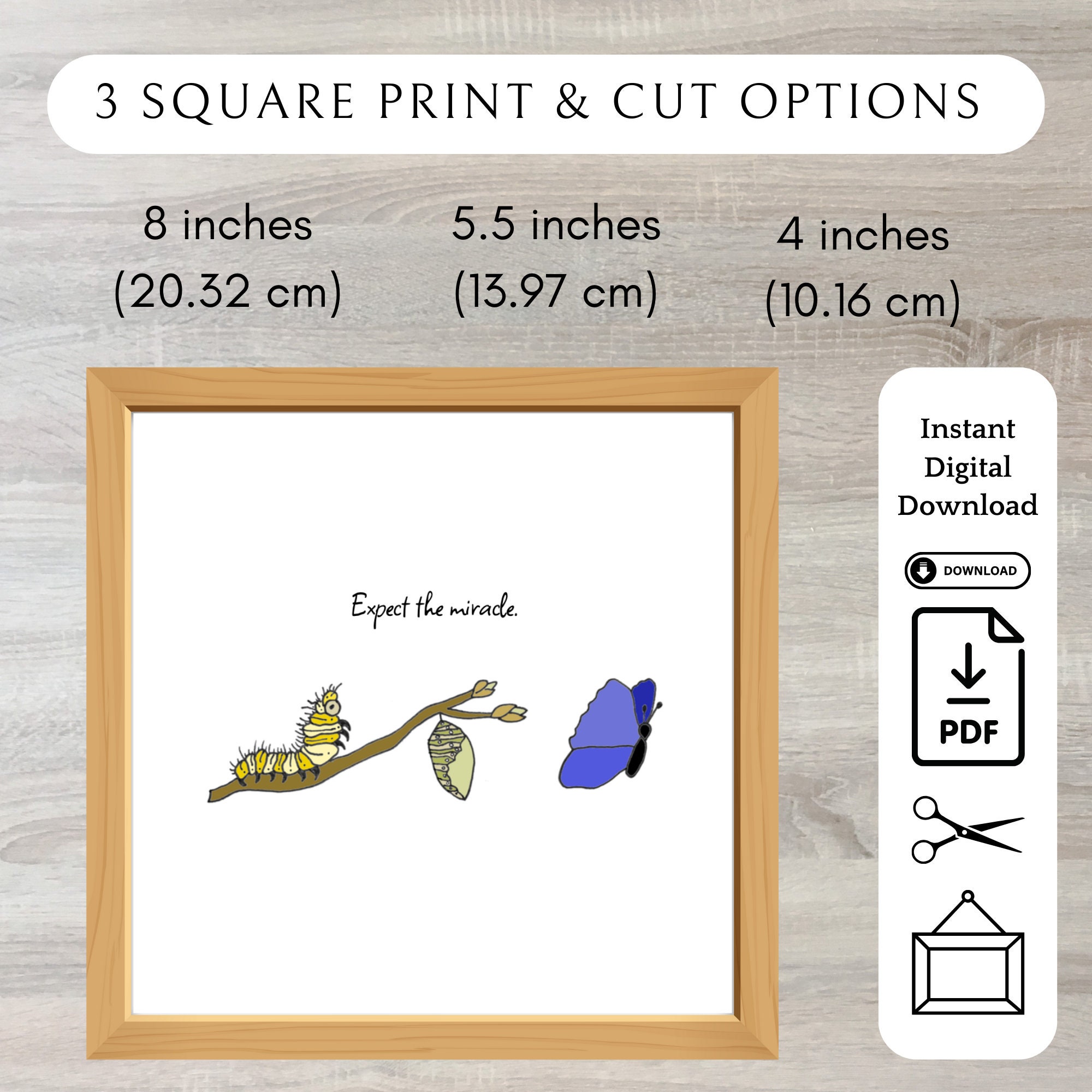 Expect the Miracle Art Print, Uplifting Motivational Empowering Artwork ...