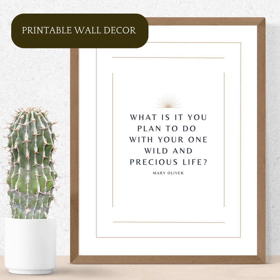 Inspirational Quotes Wall Art | Printable Wall Decor | Digital Download ...