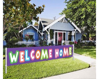 Welcome Home Banner - Etsy