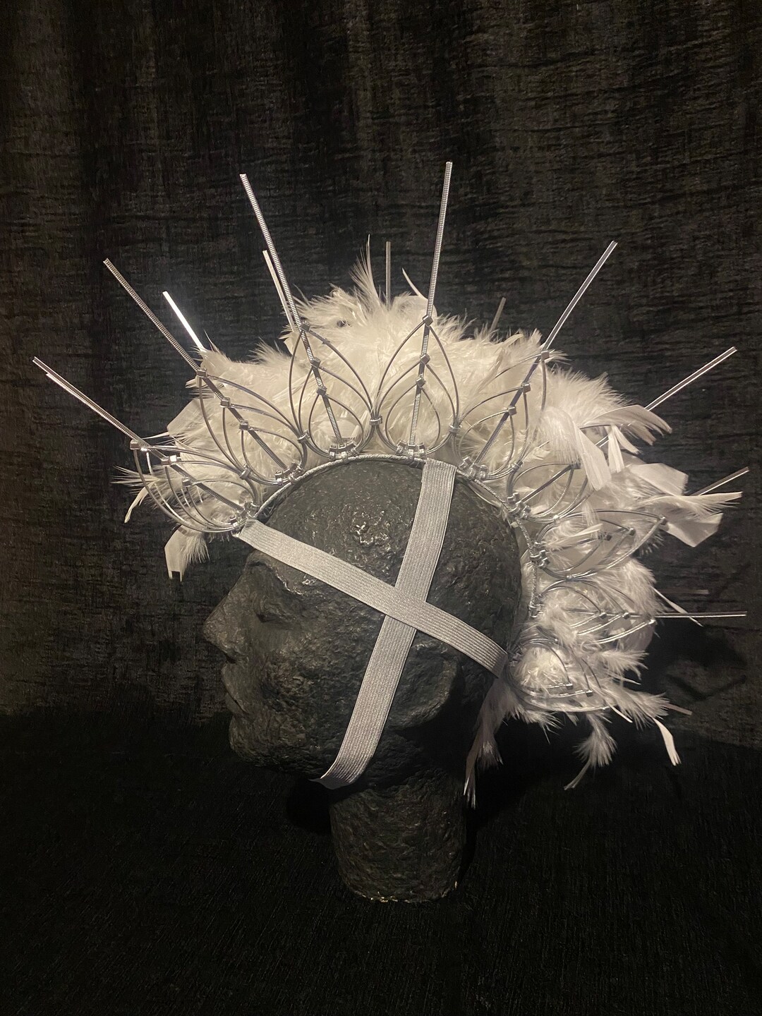 Mohawk .sunbeam Crown Silver Mohawk Festival Headdress - Etsy