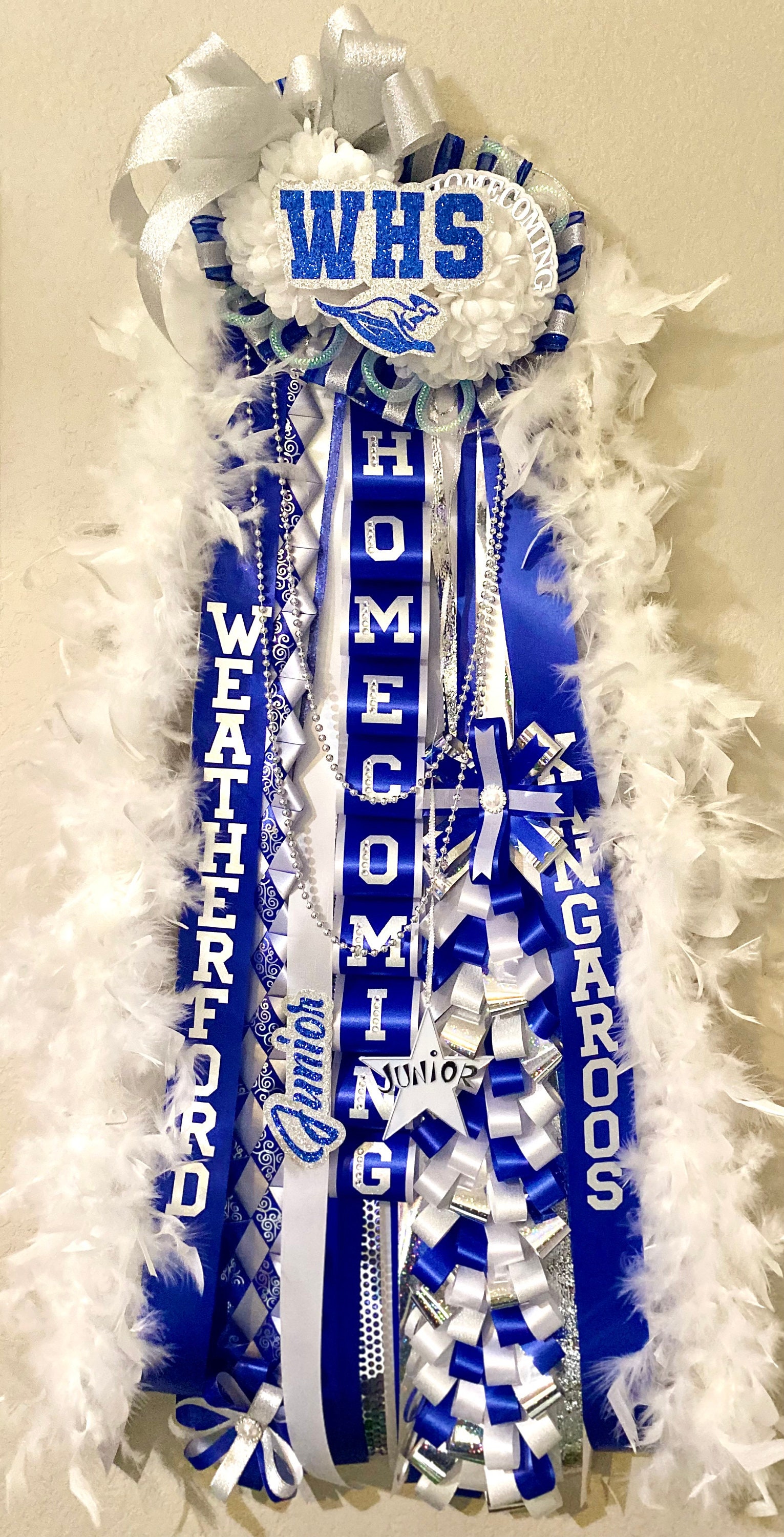 Double Homecoming Mum (feather Boa Not Included in Price) - Etsy