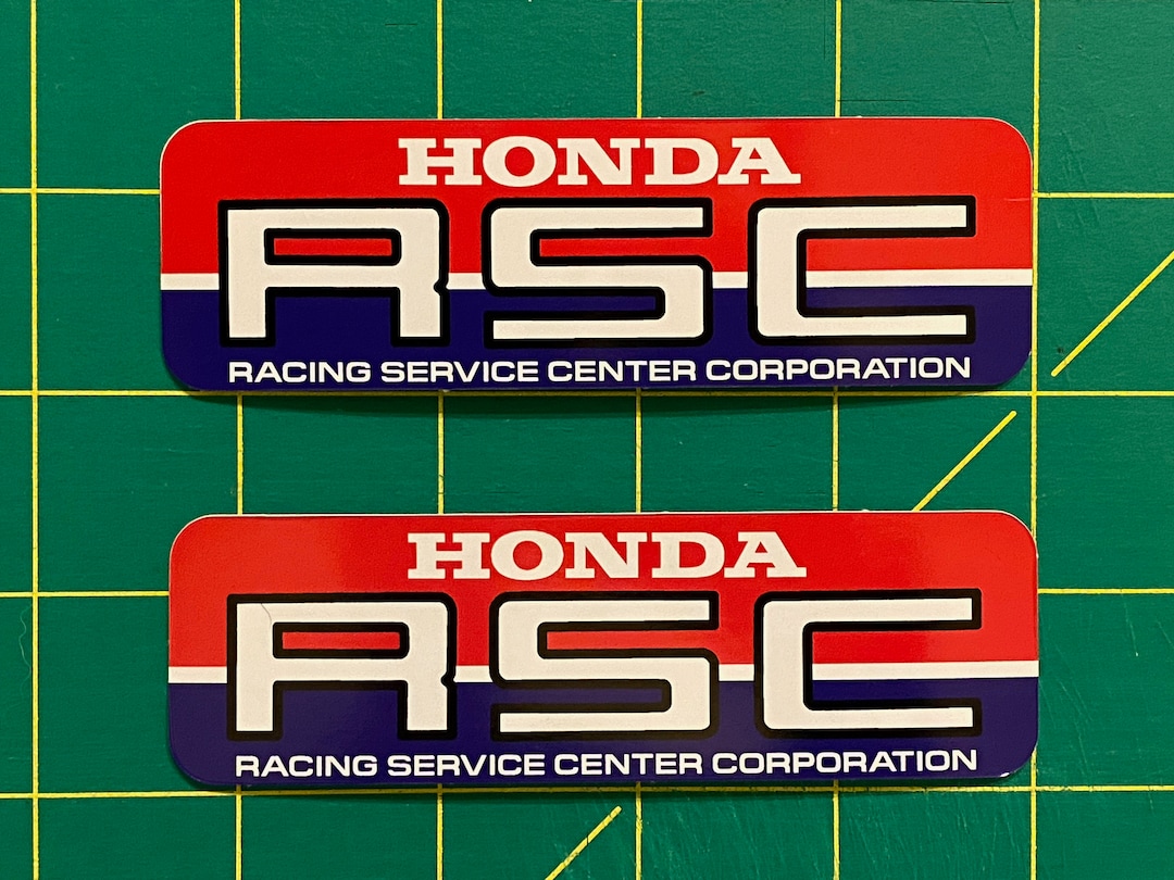 Honda RSC Stickers (2 per Order) - Etsy