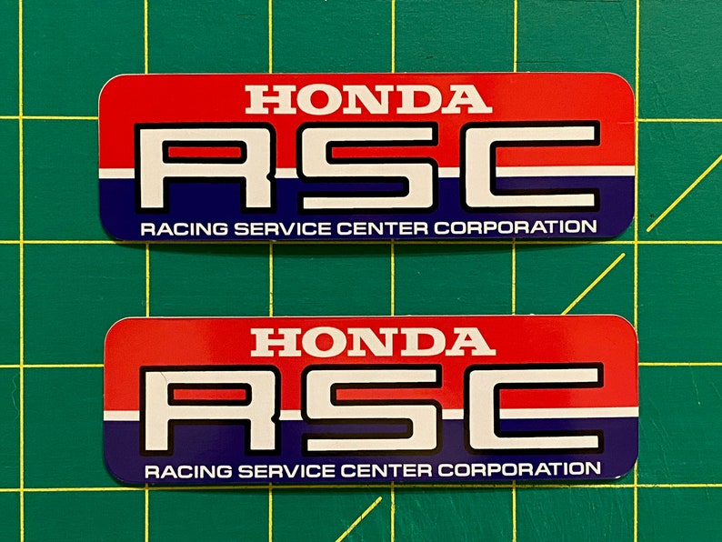 ホンダ RSC ステッカー (注文ごとに 2 枚) - Etsy 日本