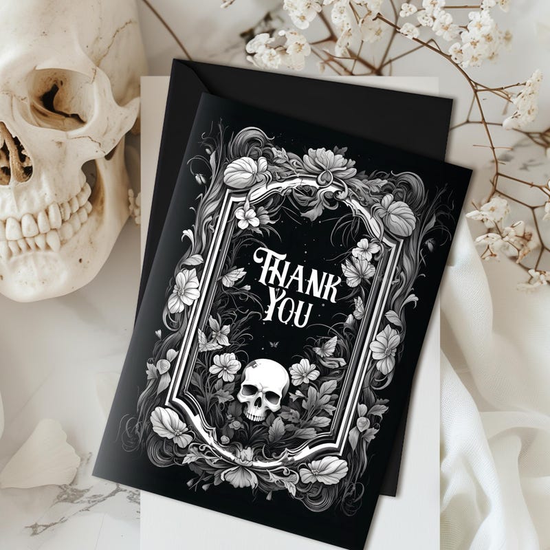 Spooky Thank You - Etsy