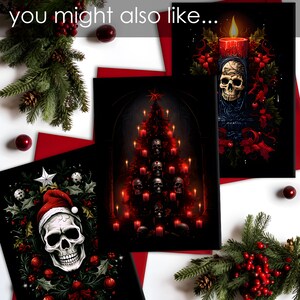 Goth Boot Christmas Card Platform Demonia Santa Stocking Season's ...