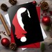 Goth Boot Christmas Card Platform Demonia Santa Stocking Season's ...