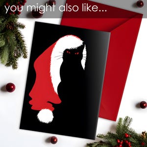 Goth Boot Christmas Card Platform Demonia Santa Stocking Season's ...