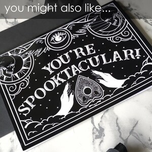 Thank You Skull Card | Large Alternative Appreciation Greeting ...