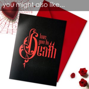 Gothic Arch Greeting Card | Handmade Church Window Alternative Bridal ...