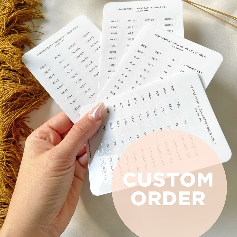 Planner Stickers - Etsy