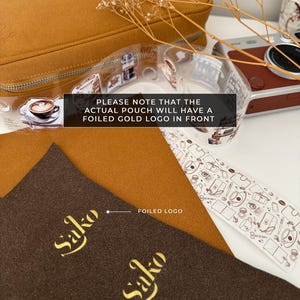 Sako Organizer TN Pouch Faux Nubuck | Zipped Pencil Case | Stationery ...