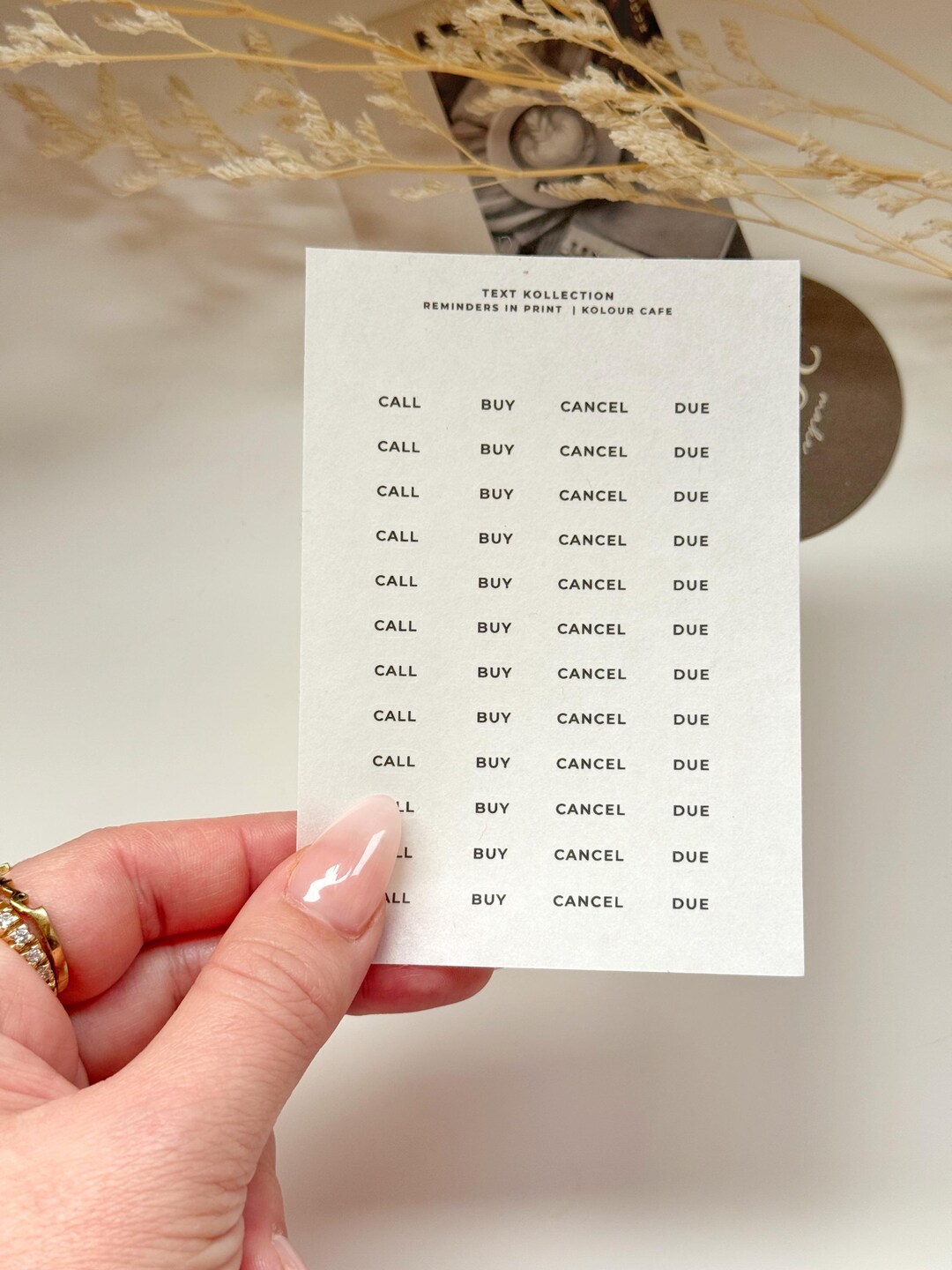 Functional Planner Stickers | Transparent | Reminders | Clear Stickers ...