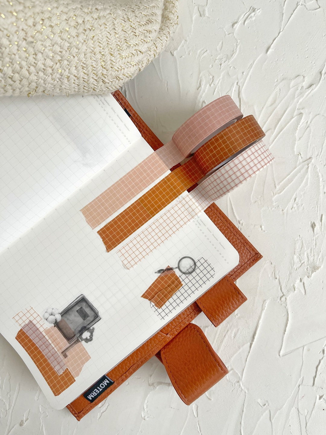 Washi Tape | Grid Washi | Simple Washi Tape | Minimalist | Decorative ...