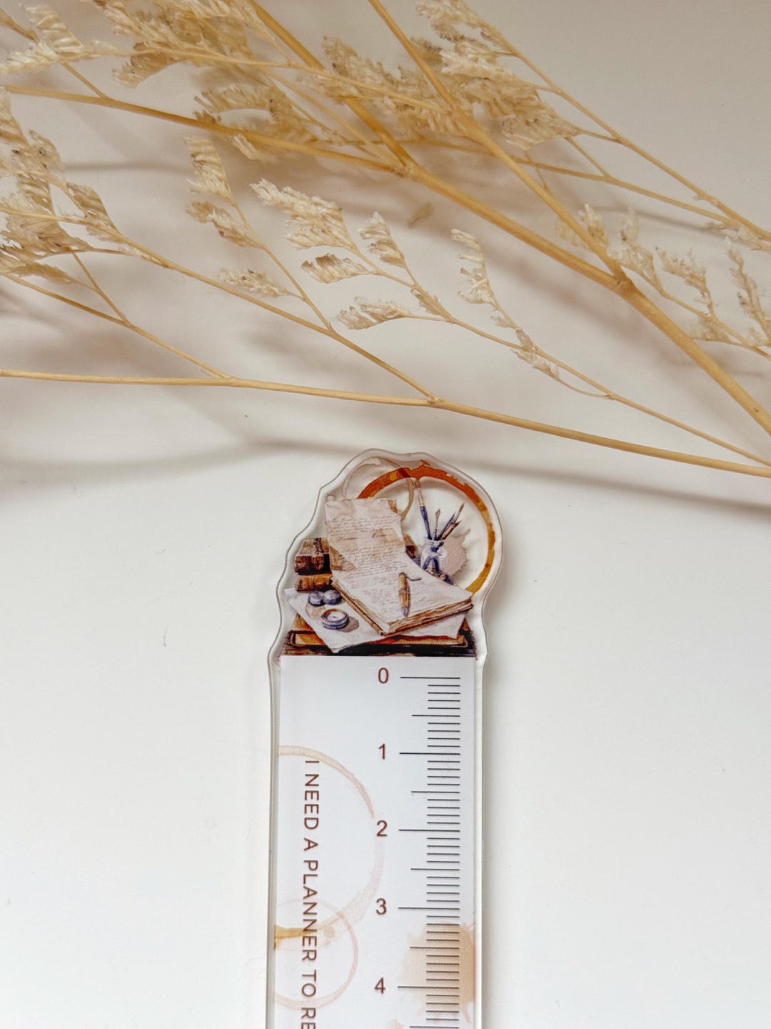 Acrylic Ruler | Cafe Themed 12CM Ruler | Treatbox 1st Edition Extras ...