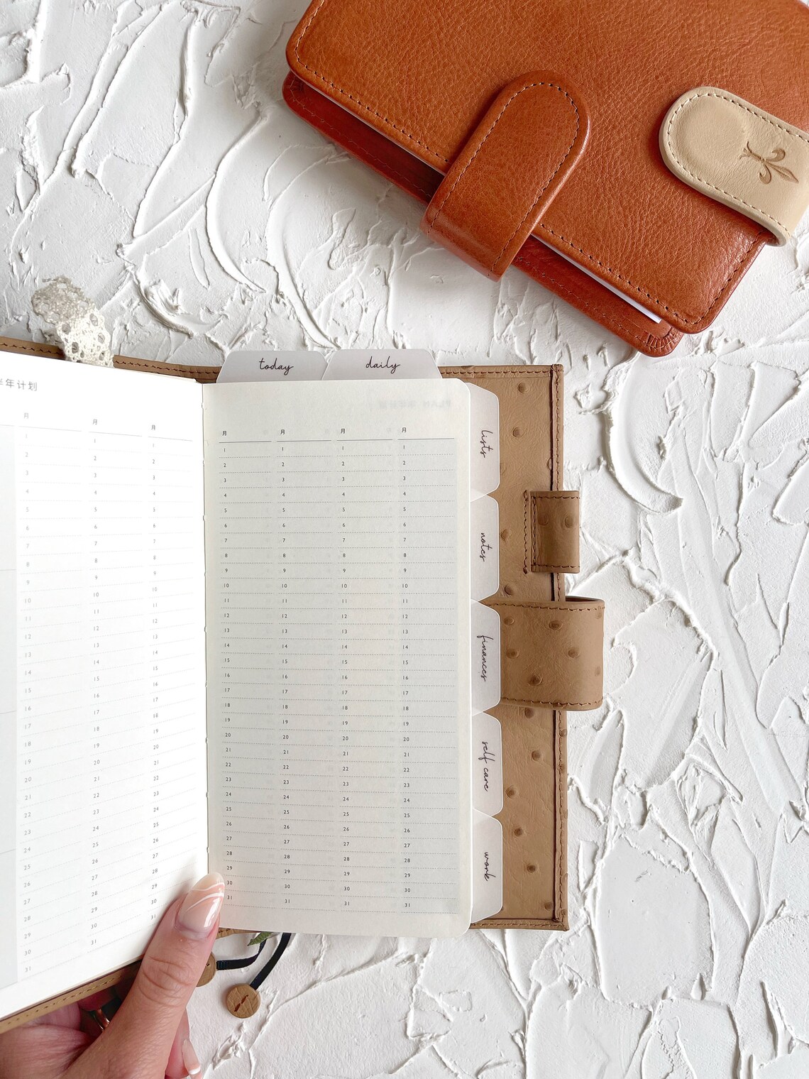 Floating Page Marker Slim Tabs Minimalist Acetate Dividers - Etsy