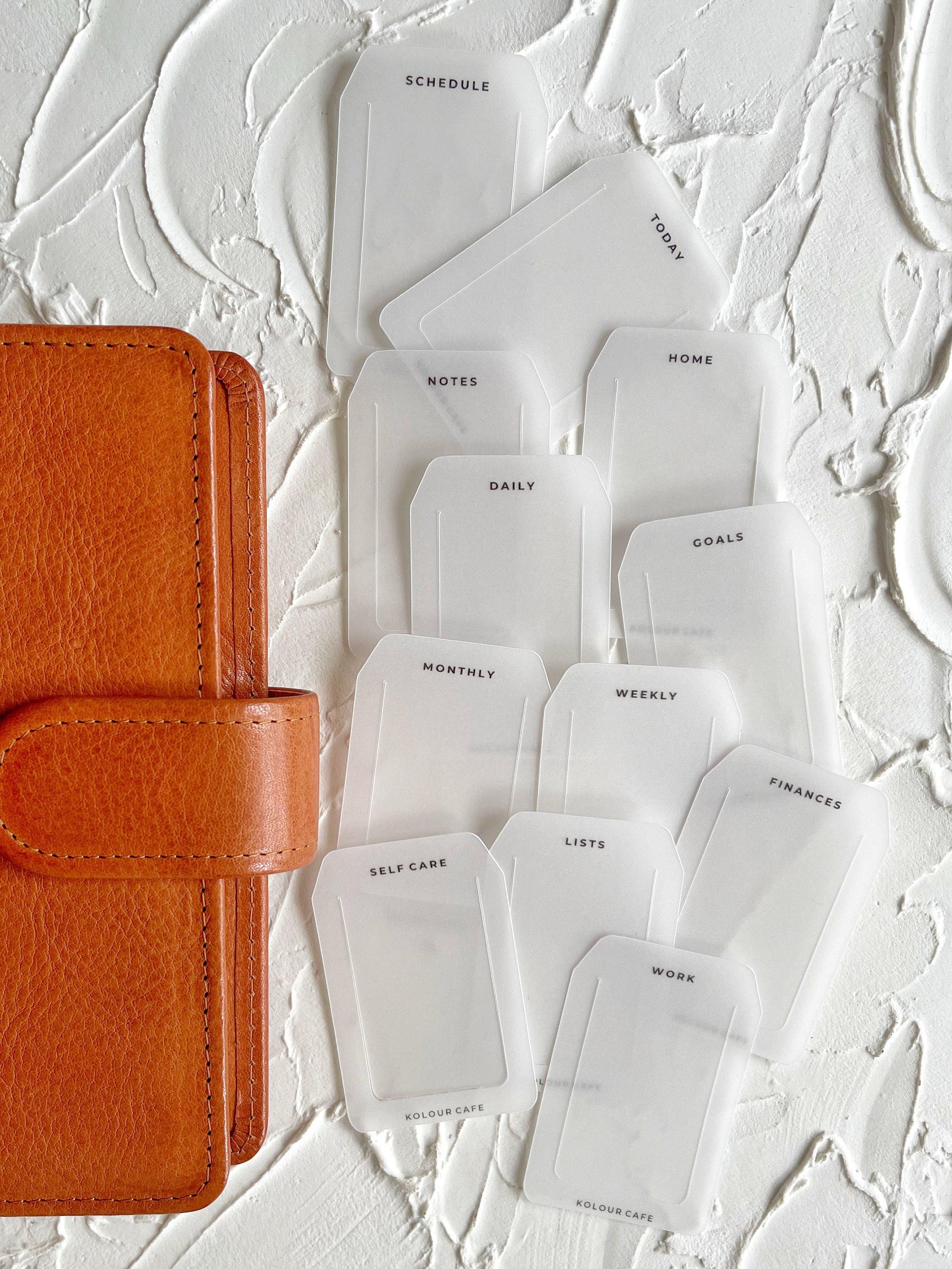 Floating Page Marker | Slim Tabs | Minimalist Acetate Dividers ...