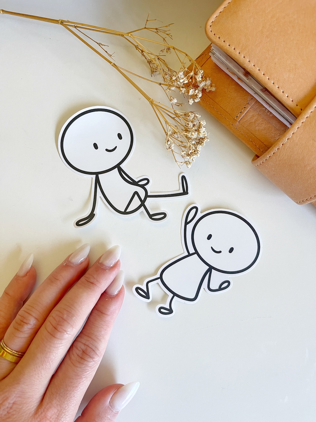 Character Vinyl Sticker | Waterproof Transparent Matte Die Cut Stickers ...