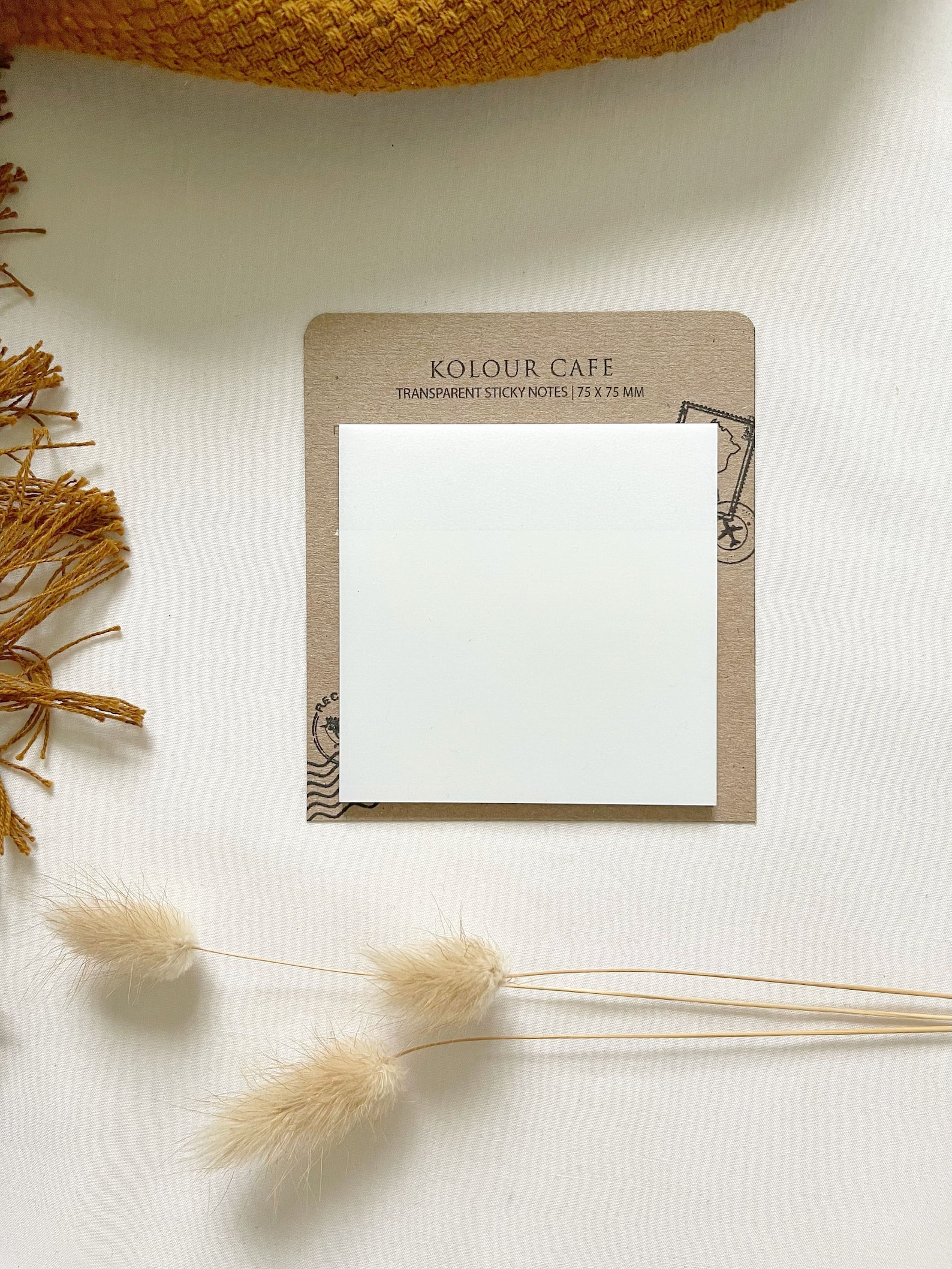 Transparent Matte Sticky Notes Plastic Clear Sticky Notes - Etsy Canada