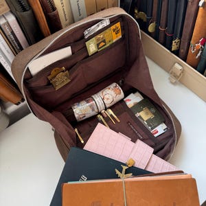 Sako Organizer TN Pouch Faux Nubuck | Zipped Pencil Case | Stationery ...