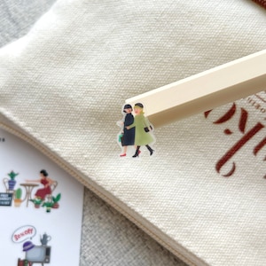 Fashion Girl Sticker Sheet 01 | Clipart Sticker for Weekly Planners ...