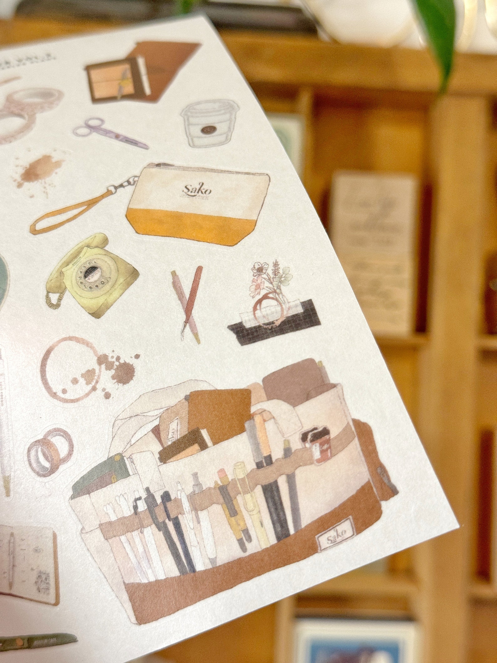 Stationery Planner Stickers | Kolour Cafe X Stabler Plans | Washi ...