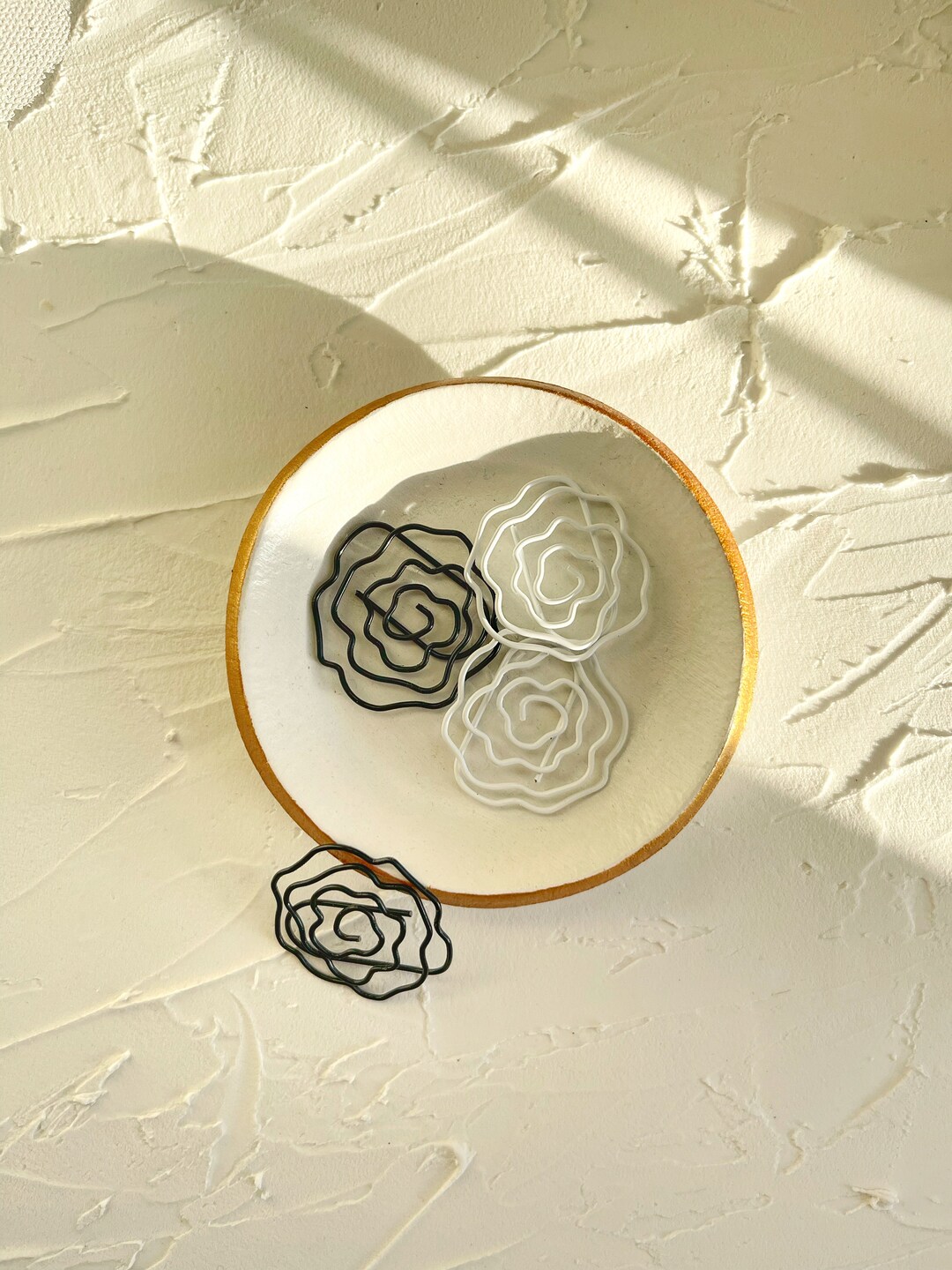 Rose Paperclip | Camellia Paperclip | Cute Paperclip for Planners ...