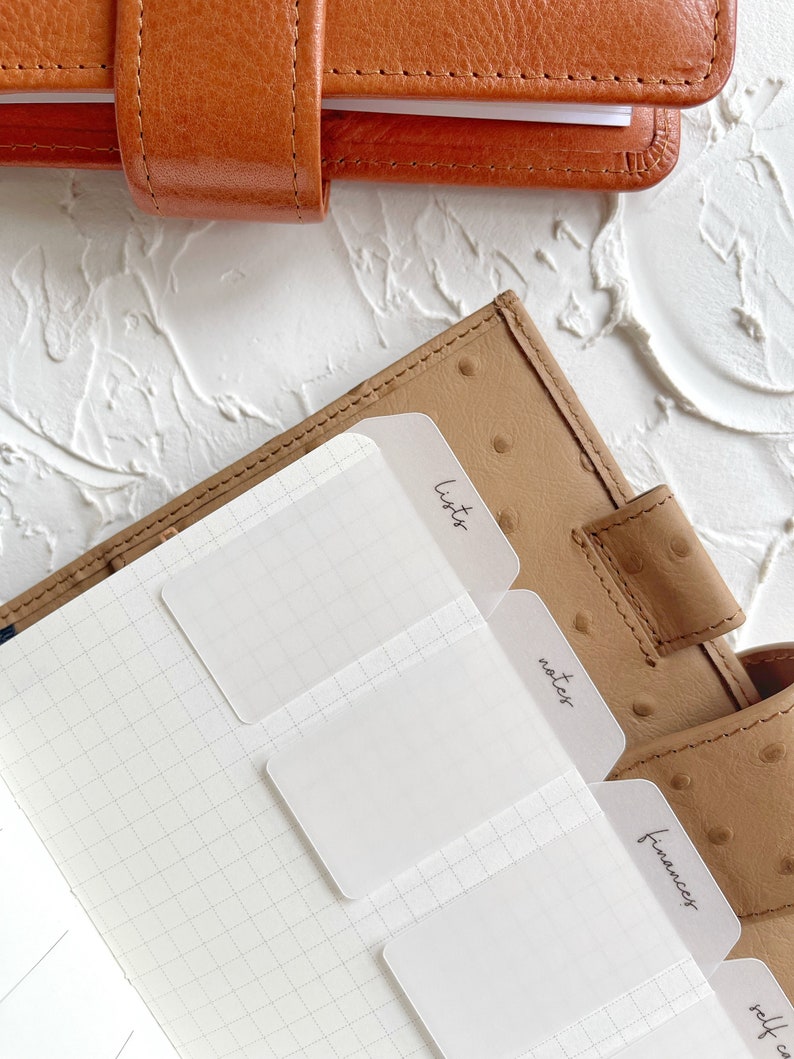 Floating Page Marker Slim Tabs Minimalist Acetate Dividers - Etsy