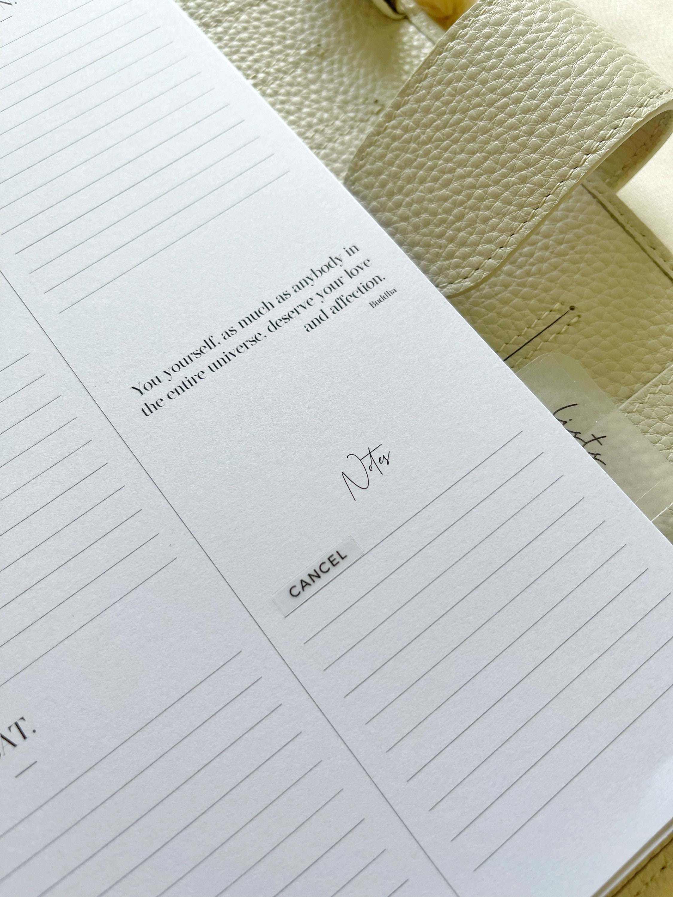 Set of 4 Custom Planner Stickers Transparent Matte Glossy | Etsy