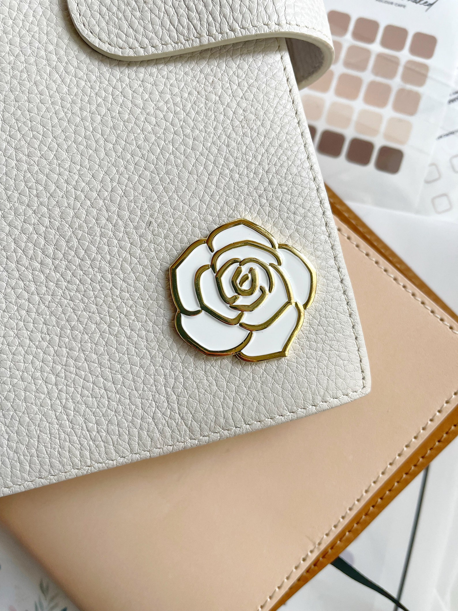Magnet Pin | Rose | Planner Accessories Brooch | Gold Silver Pins ...