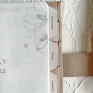 Floating Page Marker | Slim Tabs | Minimalist Acetate Dividers ...