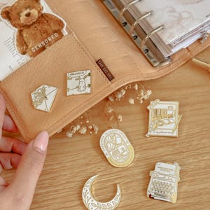 Magnetic Planner Charm Bean Doing Okay Inspirational Enamel Planner Pin ...