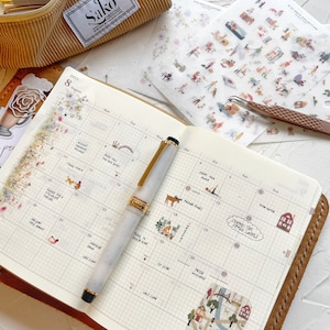 Tiny Travel Maps Sticker Sheet | Japanese Style Tiny Stickers | N61 ...