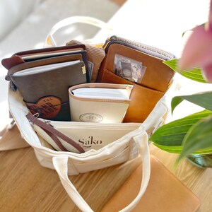 Planner Tote Bag Canvas Tote Bag Minimalist Kolour Kaddy Kolour Kase ...