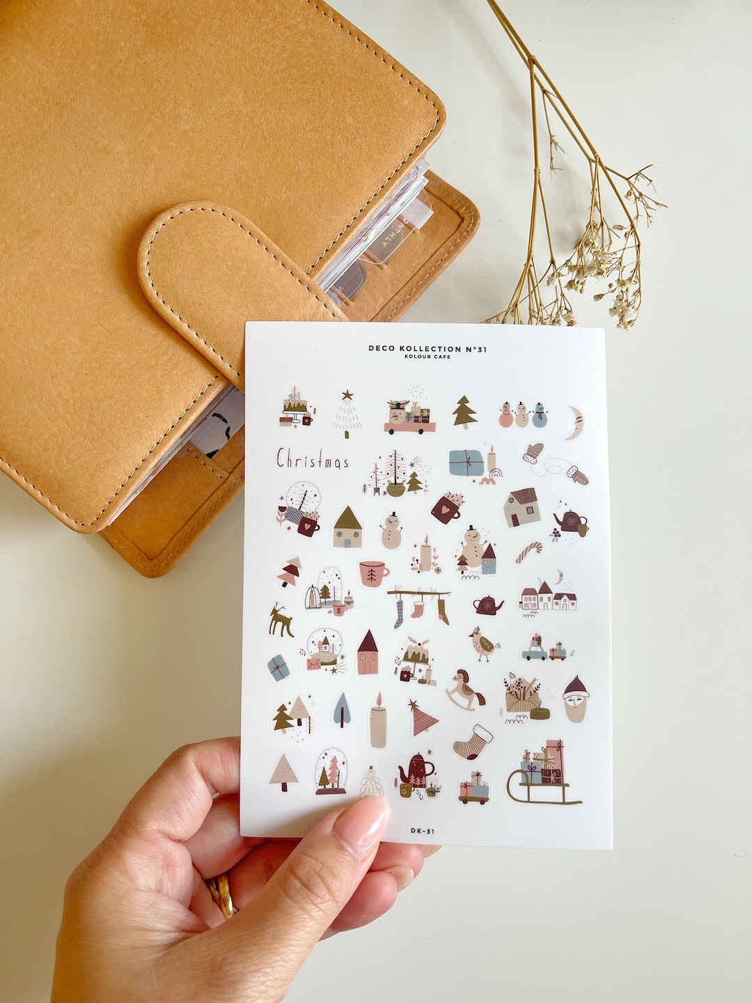 Christmas Planner Stickers | Holiday Ornament Stickers | N31 Washi ...