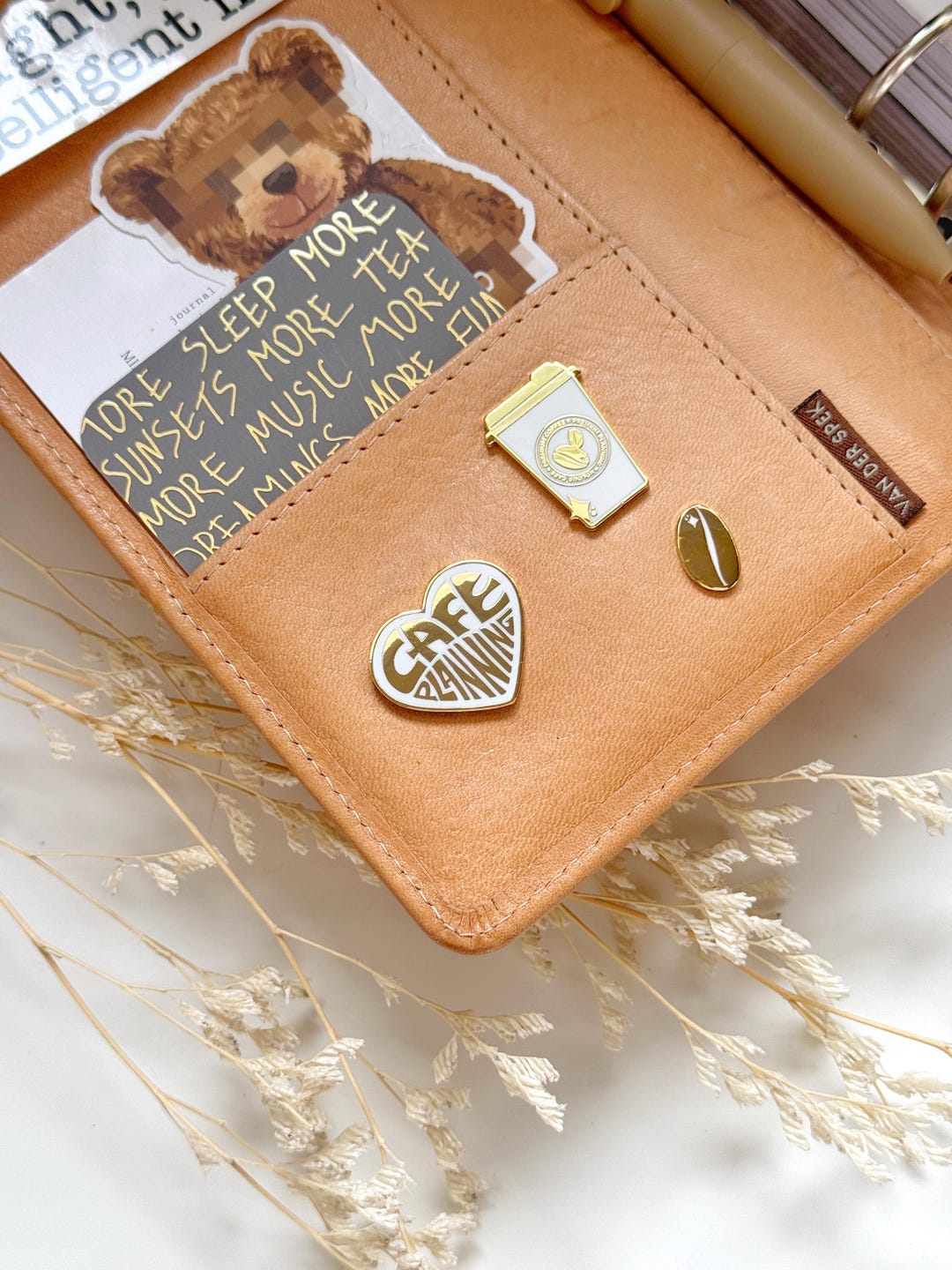 Cafe Planning Planner Magnet | Traveler's Notebook Magnetic Charm ...