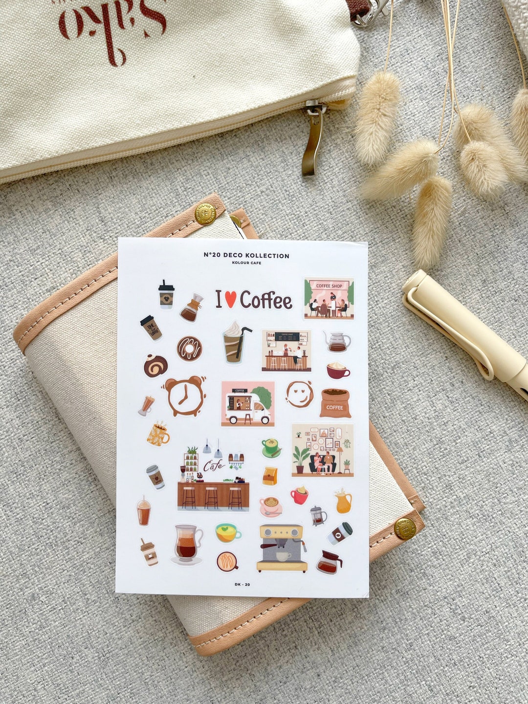 Planner Stickers | Coffee Stickers | Korean Japanese Style | N20 ...