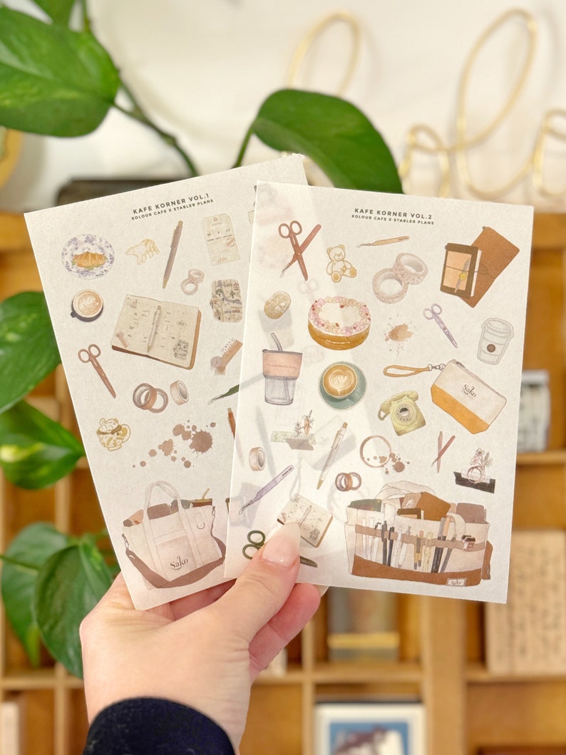 Stationery Planner Stickers | Kolour Cafe X Stabler Plans | Washi ...