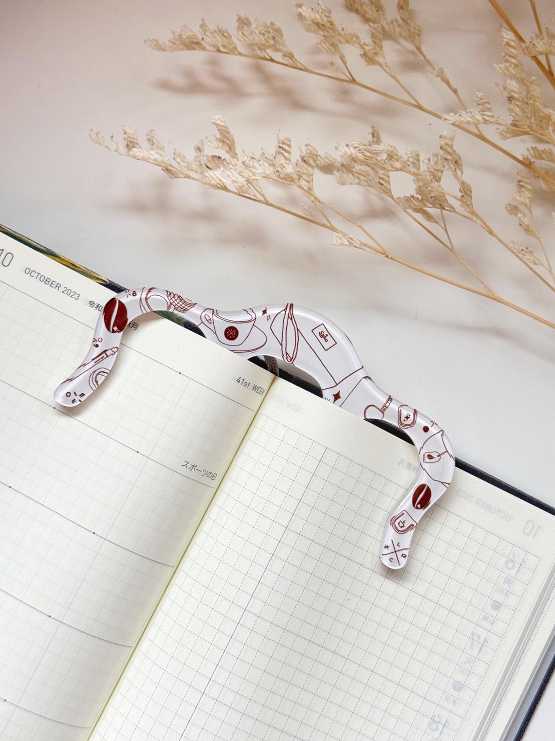 Acrylic Page Holder | Page Minder for Planners, Books and Journals ...