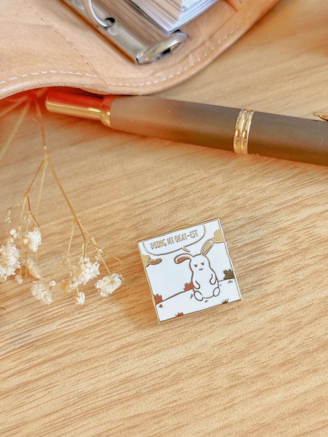 Magnetic Planner Charm | Bean Doing Okay | Inspirational | Enamel ...