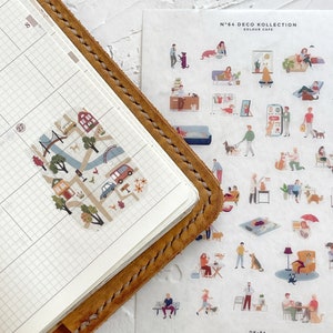 Tiny Travel Maps Sticker Sheet | Japanese Style Tiny Stickers | N61 ...