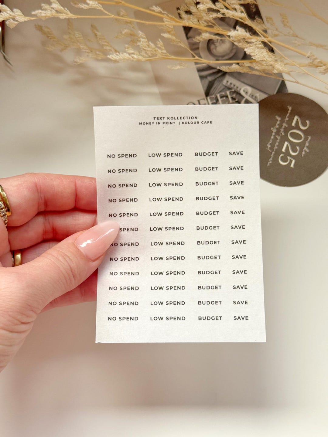 Functional Planner Stickers | Transparent | Money | Clear Stickers ...