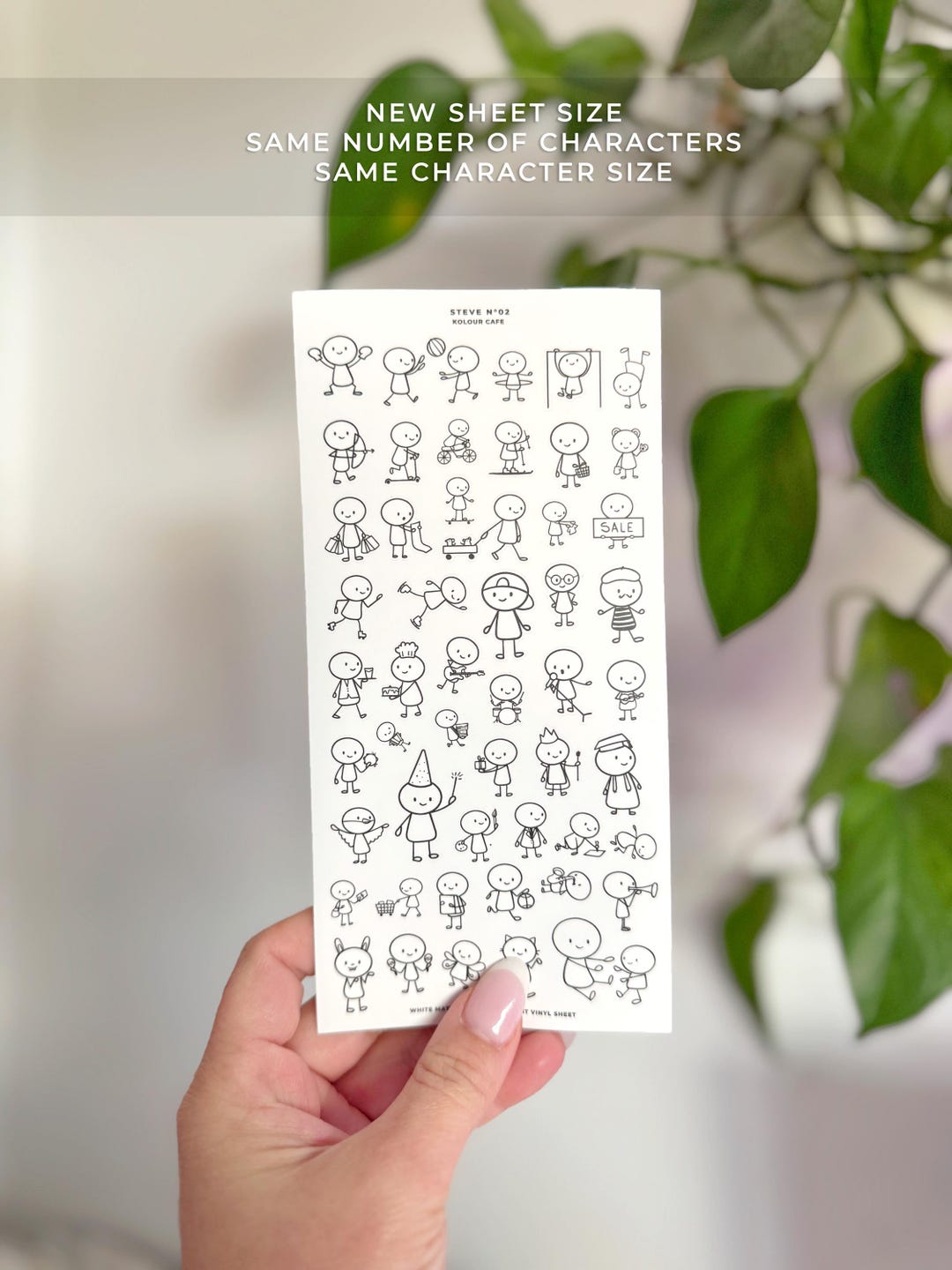Journal Planner Character Sticker Sheet | STV 02 | Funny Deco Sticker ...