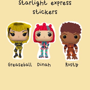 Starlight Express Custom Funko Stickers - Etsy