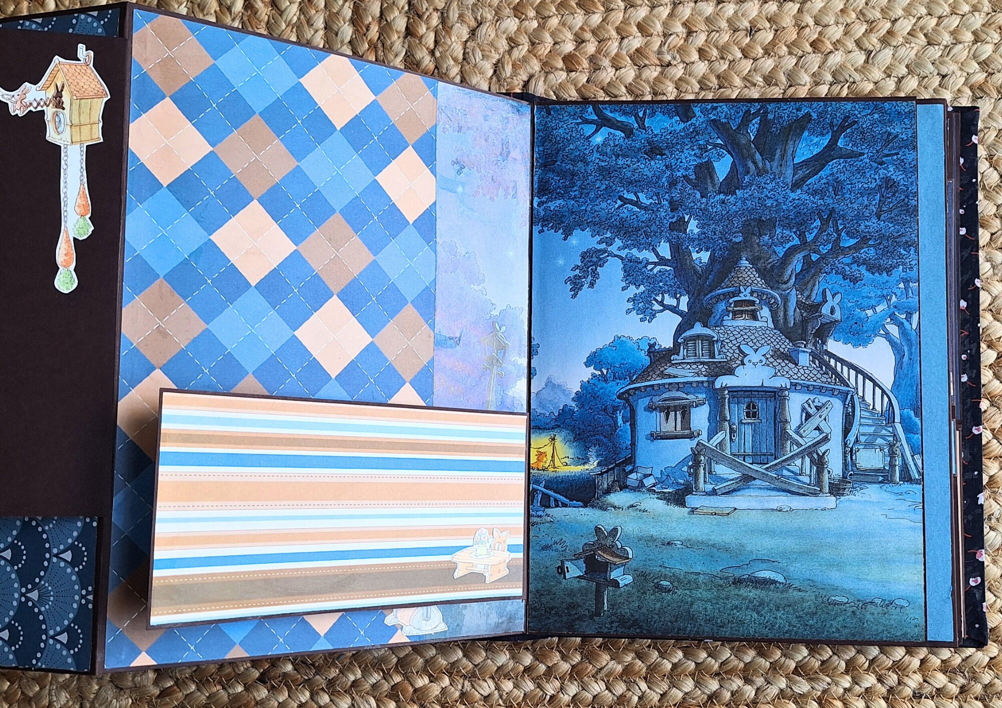 Rabbit Pop up Photo Album for Children or Baby Pictures, Handmade ...