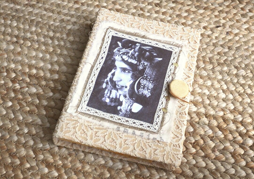 Sahara Desert-themed amazigh Handmade Junk Journal, Notebook, Scrapbook ...