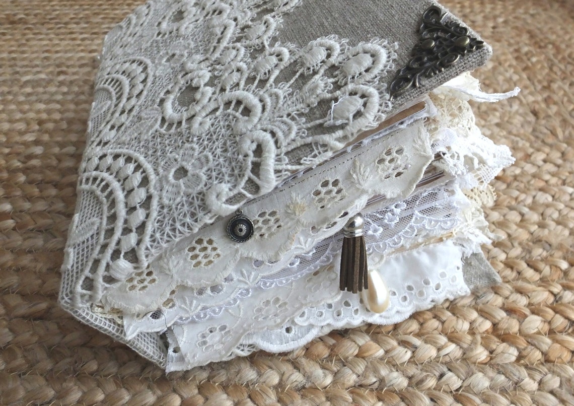 Vintage Wedding Junk Journal Handmade Notebook Art Book - Etsy
