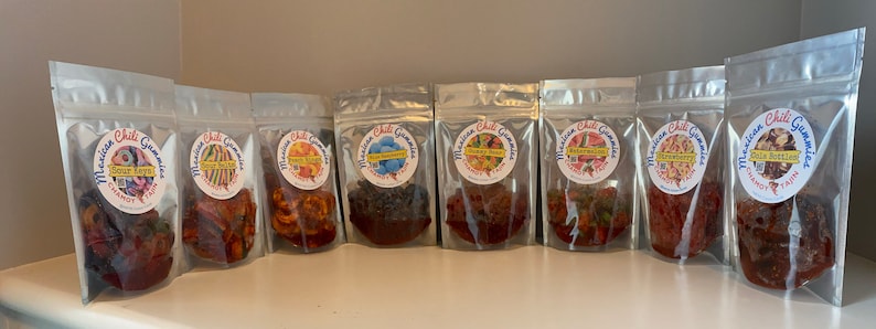 10 Bags 3 Oz Each Chamoy Tajin Mexican Candy - Etsy